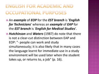 Types and features of esp | PPTX