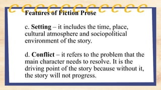 TYPES AND FEATURES OF POETRY AND PROSE - GRADE 9.pptx