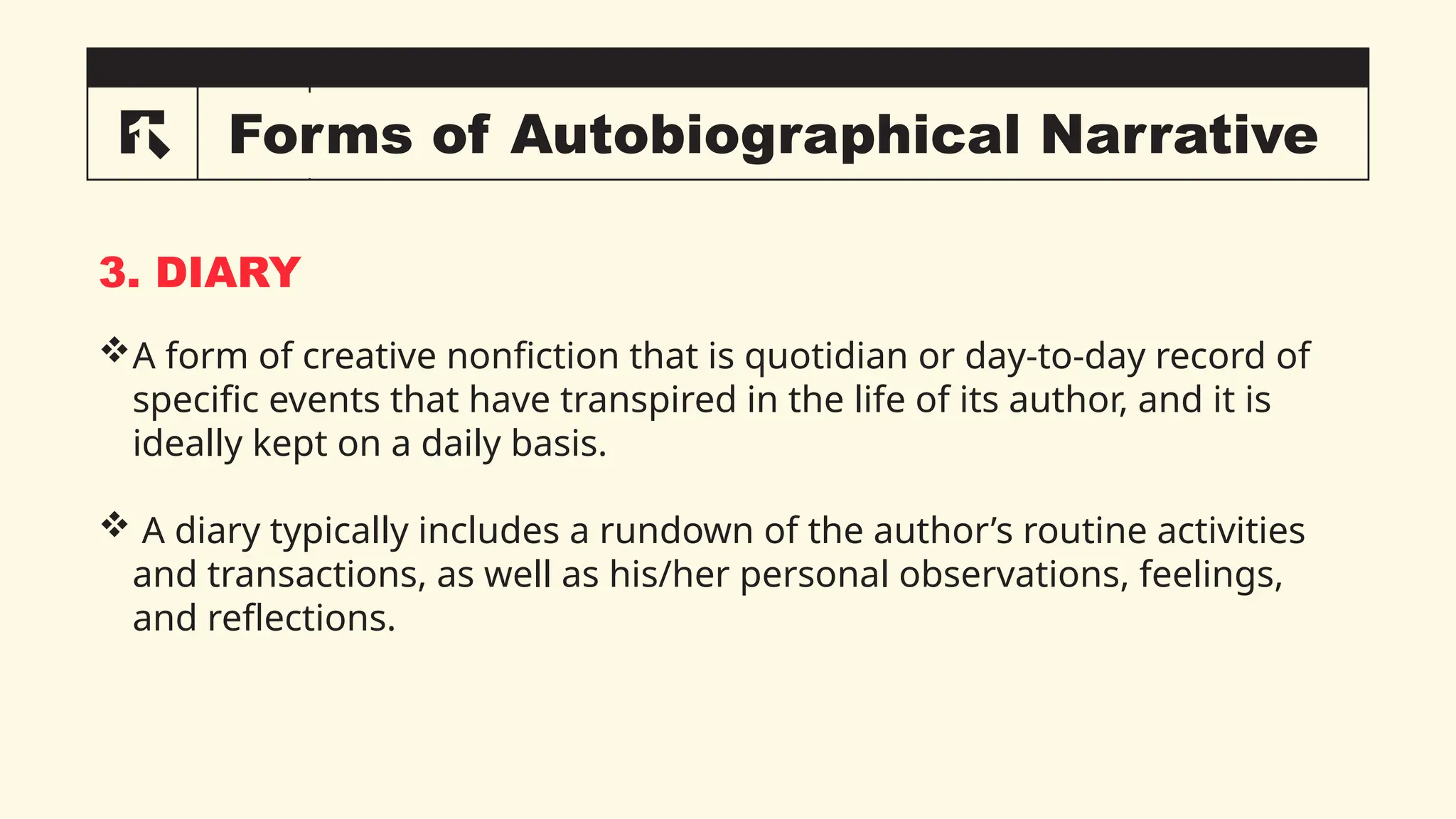 Types and Forms of Creative Non-fiction. PowerPoint | PPTX
