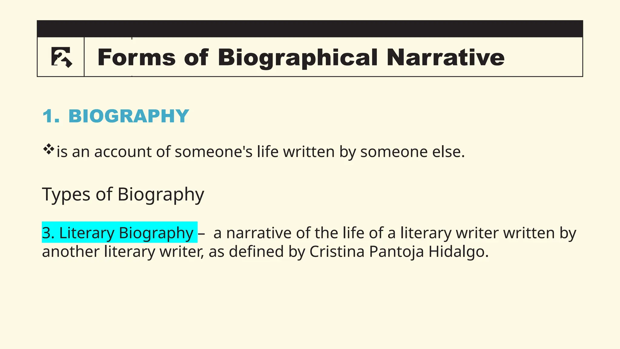 Types and Forms of Creative Non-fiction. PowerPoint | PPTX