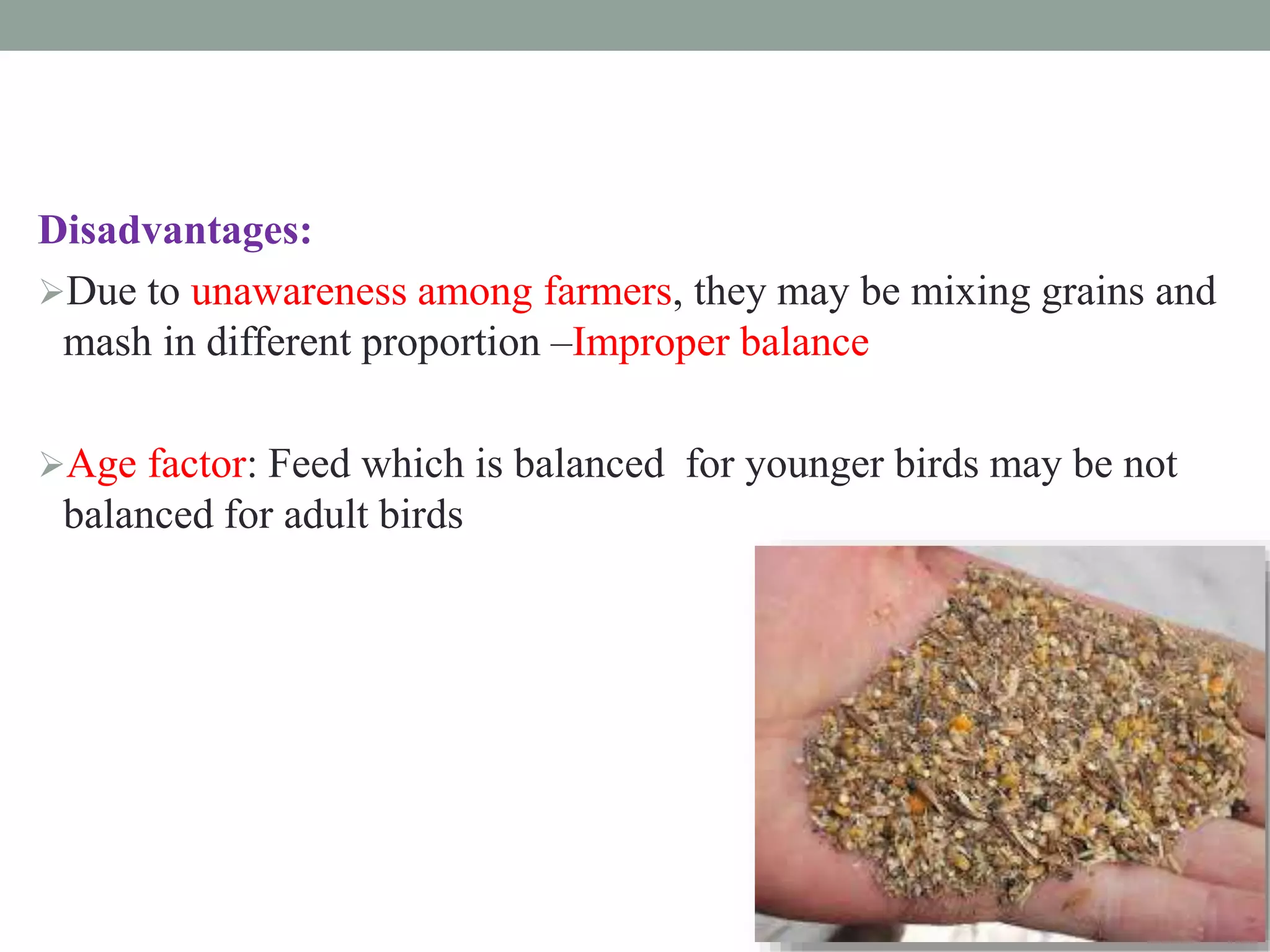 Types and forms of feed and feeding methods in poultry | PPTX
