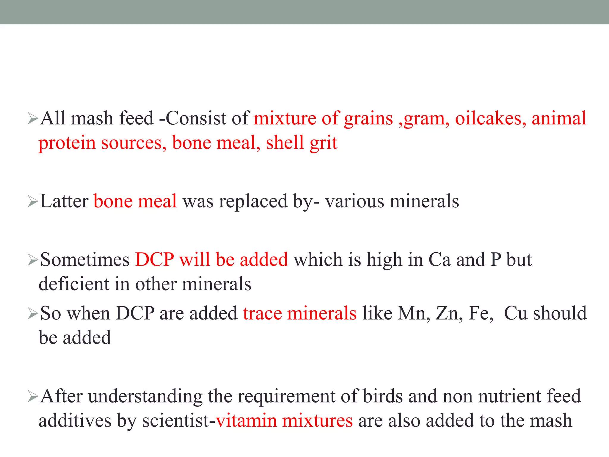 Types and forms of feed and feeding methods in poultry | PPTX