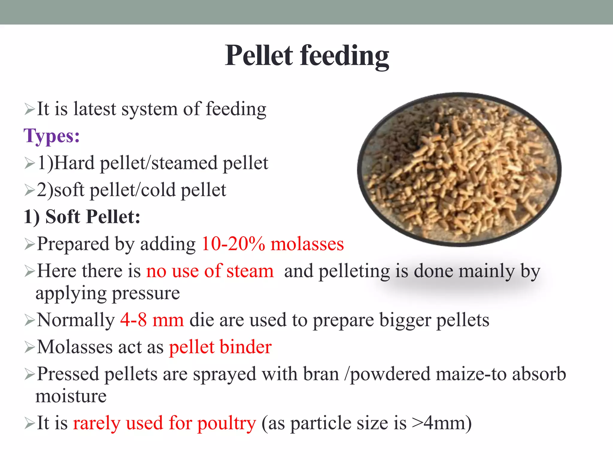 Types and forms of feed and feeding methods in poultry | PPTX