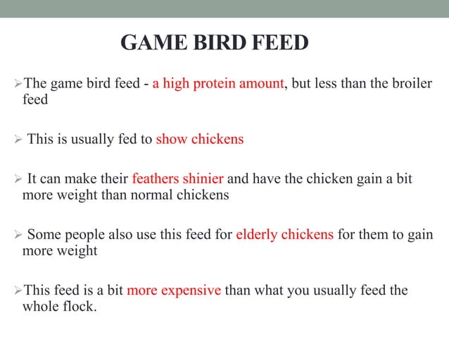 Types and forms of feed and feeding methods in poultry | PPTX