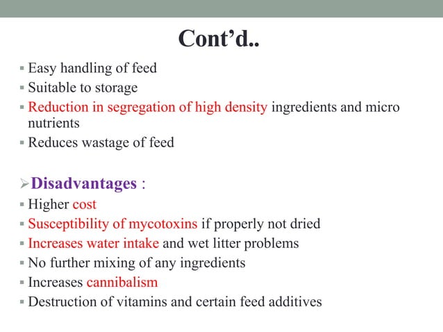 Types and forms of feed and feeding methods in poultry | PPTX