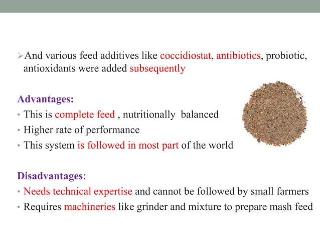 Types and forms of feed and feeding methods in poultry | PPTX