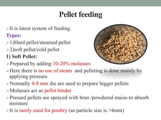Types and forms of feed and feeding methods in poultry | PPTX