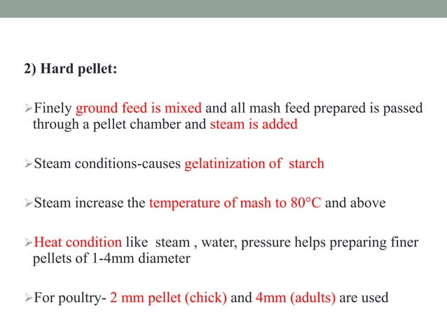 Types and forms of feed and feeding methods in poultry | PPTX