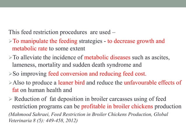 Types and forms of feed and feeding methods in poultry | PPTX