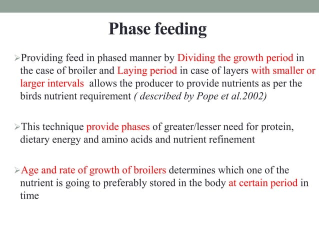 Types and forms of feed and feeding methods in poultry | PPTX
