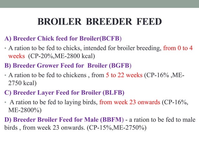 Types and forms of feed and feeding methods in poultry | PPTX