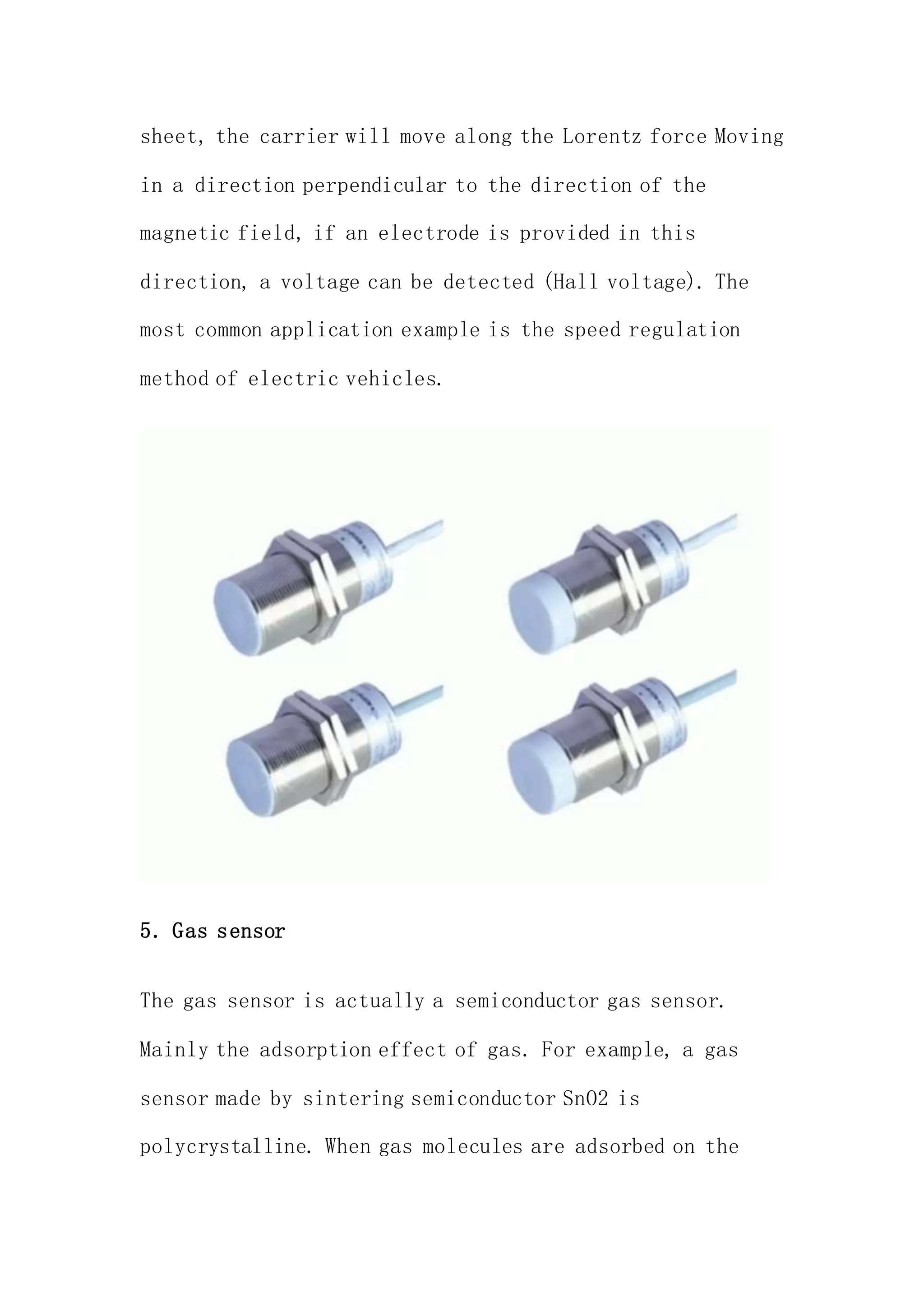 Types and functions of sensors | PDF | Free Download