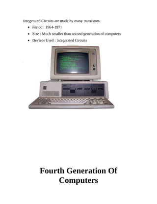 Types and generations of computers | DOC