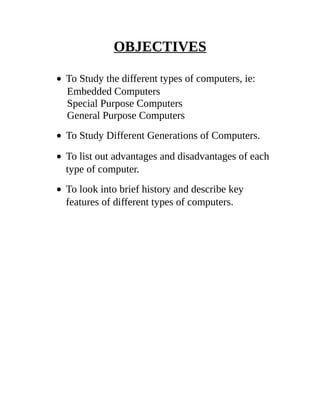 Types and generations of computers | DOC