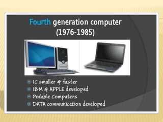 Types and genration of computer | PPTX