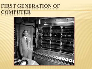 Types and genration of computer | PPTX