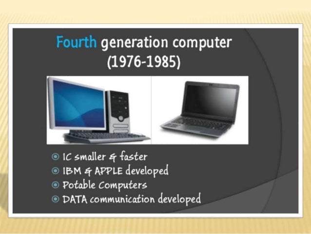 Types and genration of computer