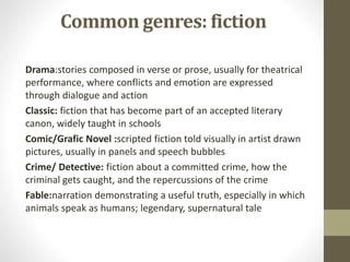 Literary Genres — Definition, Types, And Examples, 58% OFF