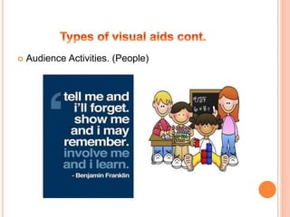 Types and importance of visual aids | PPTX