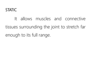 Types and phases of exercise | PPTX