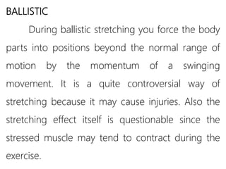 Types and phases of exercise | PPTX