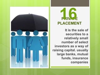 Types and sources of financing for start up businesses | PPTX