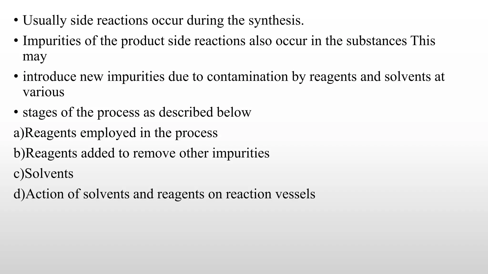 Types and Sources of impurities.pptx Pharmaceutical Inorganic chemistry ...