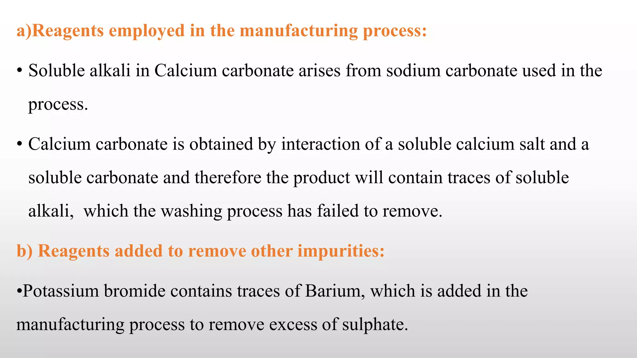 Types and Sources of impurities.pptx Pharmaceutical Inorganic chemistry ...