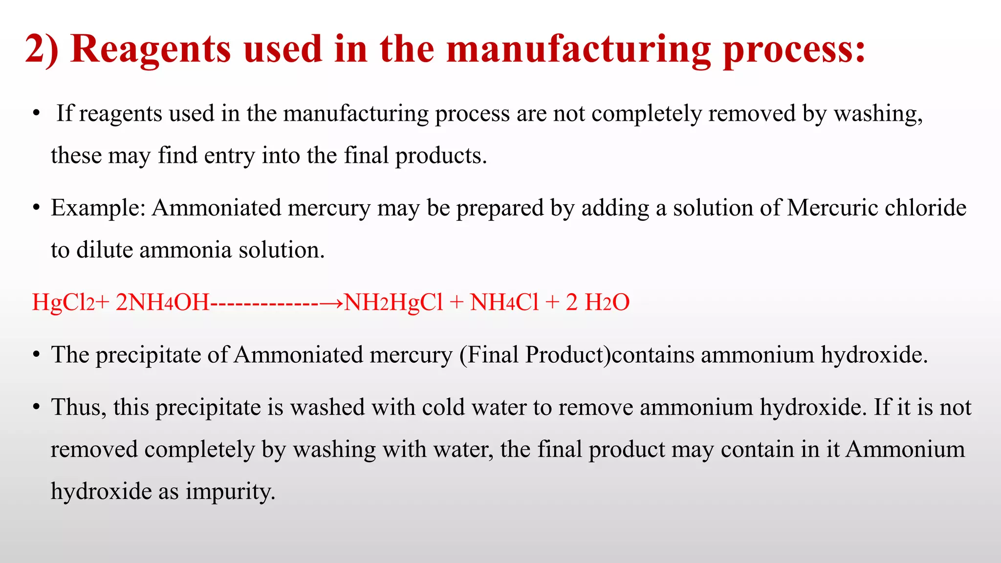 Types and Sources of impurities.pptx Pharmaceutical Inorganic chemistry ...