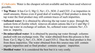 Types and Sources of impurities.pptx Pharmaceutical Inorganic chemistry ...