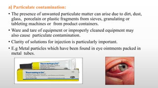 Types and Sources of impurities.pptx Pharmaceutical Inorganic chemistry ...