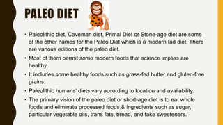 TYPES OF DIET AND STEPS INVOLVED IN PLANNING A DIET | PPTX