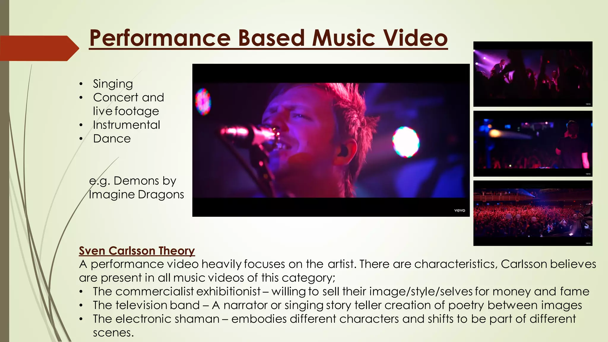 Types and styles of music video by Fatima Nawaz | PPT