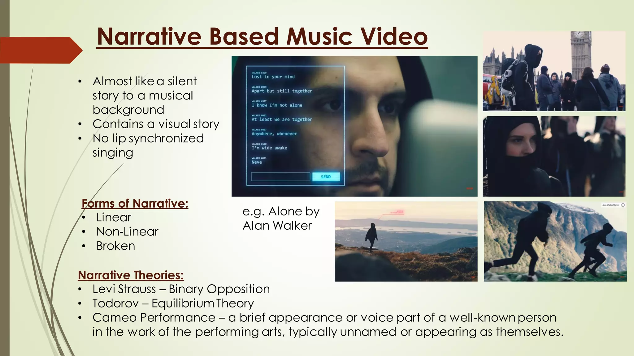 Types and styles of music video by Fatima Nawaz | PPT