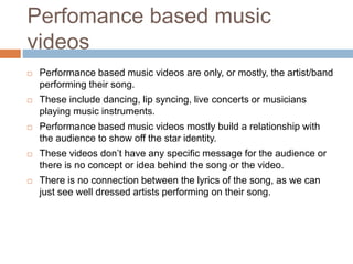 Types and Styles of music videos | PPT