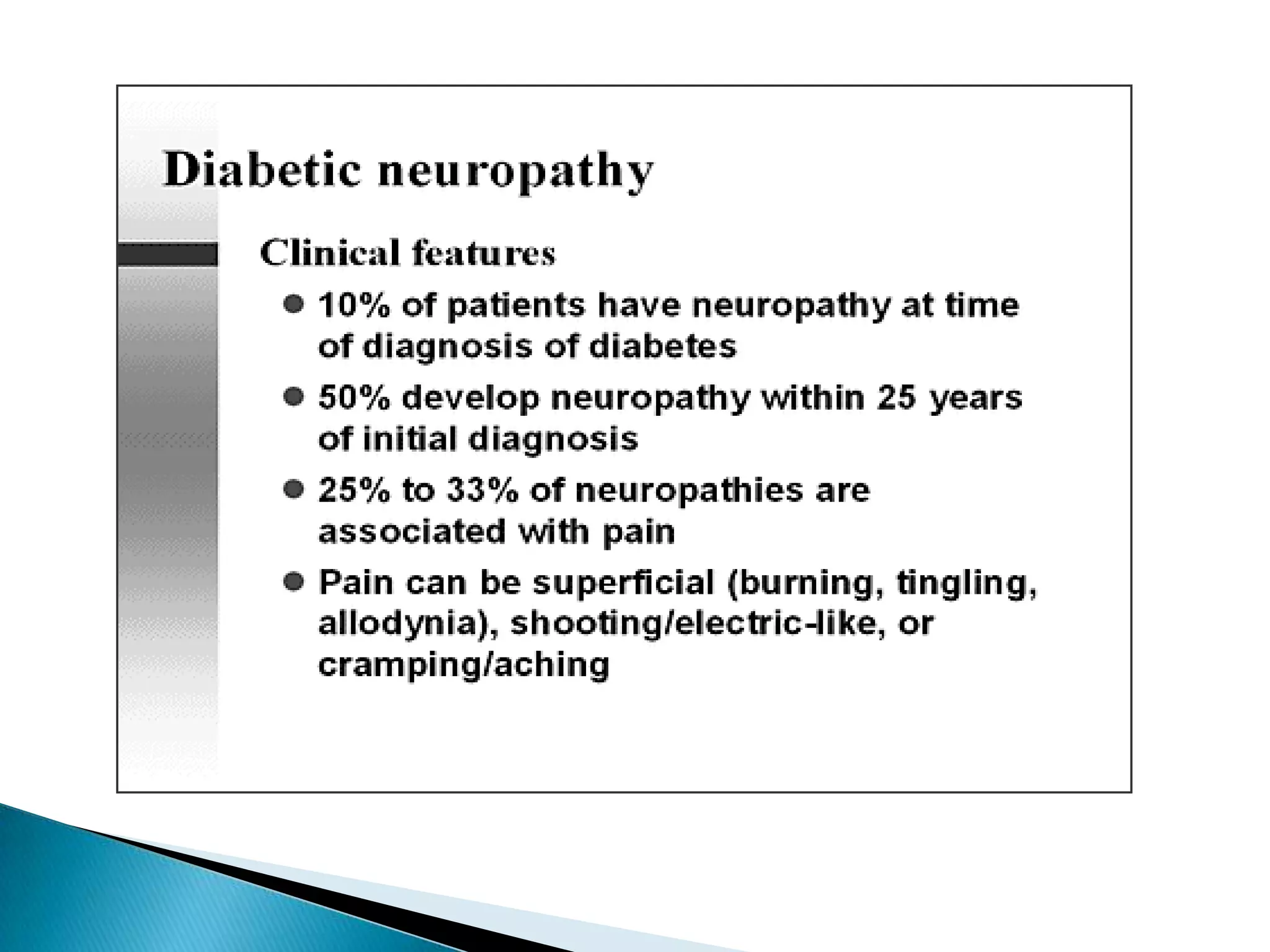 Types and Symptoms of Diabetic Neuropathy | PPTX