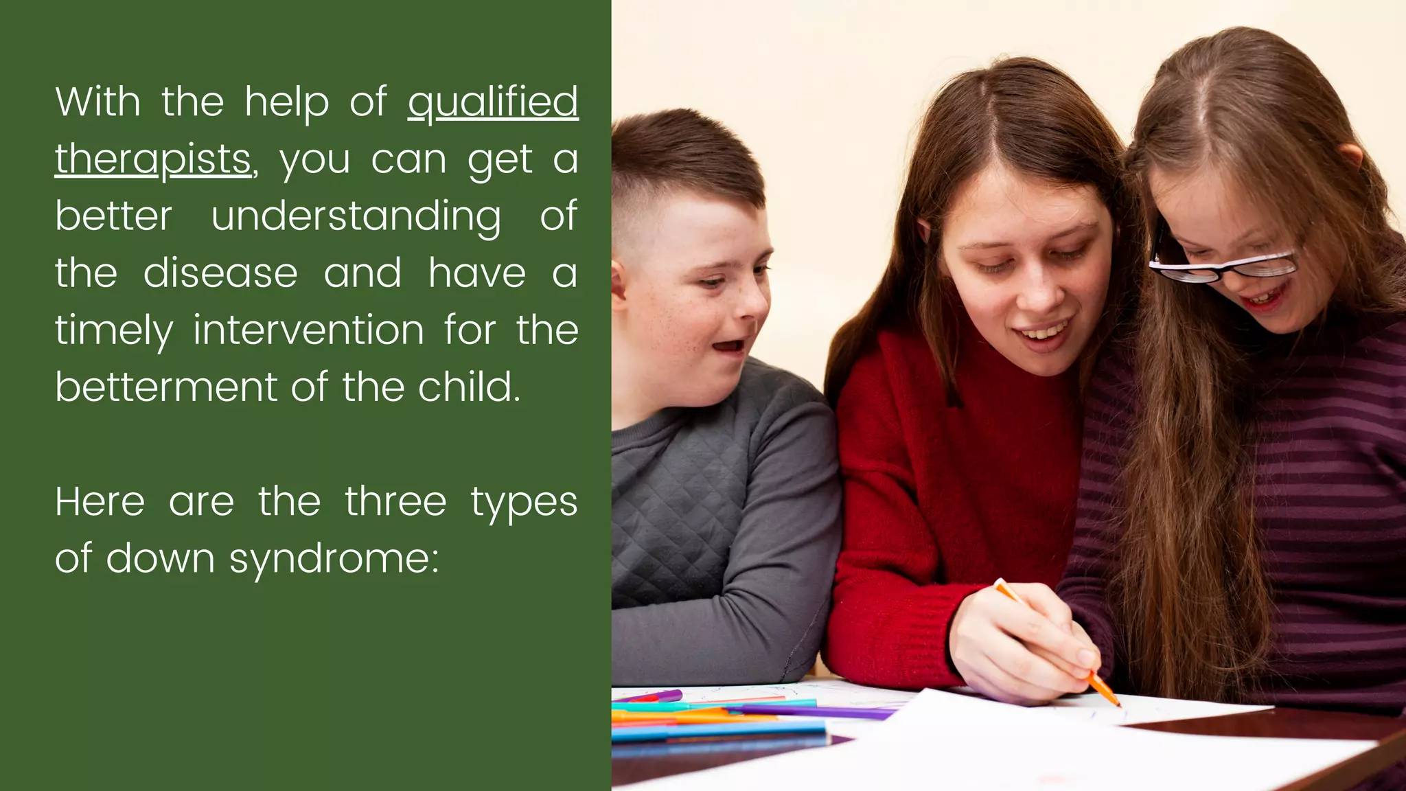 Types and symptoms of down syndrome. | PPT