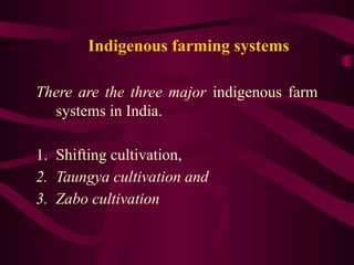 farming systems and their types in briefly | PPTX | Agriculture ...