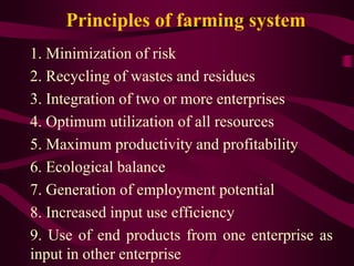 Types of Farming System | PPTX