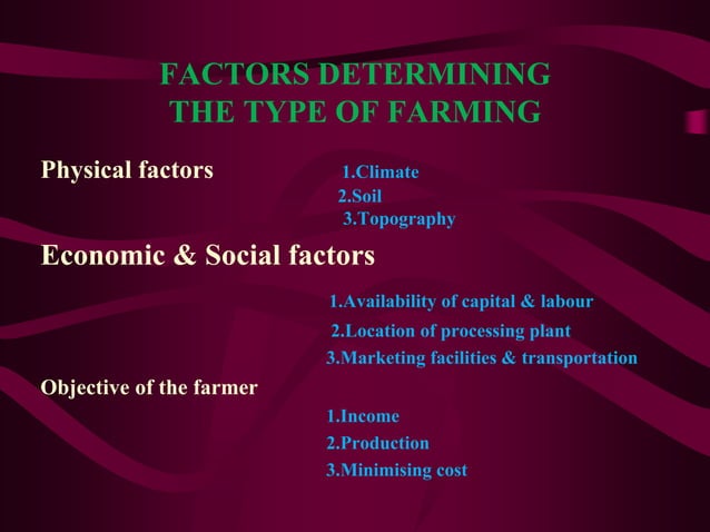 Types of Farming System | PPTX | Agriculture | Industries
