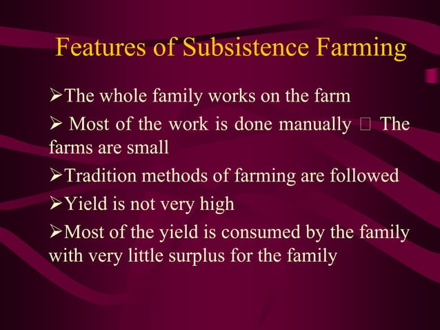 Types of Farming System | PPTX | Agriculture | Industries