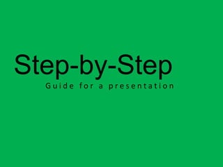 Types and Techniques of Presentation | PPTX