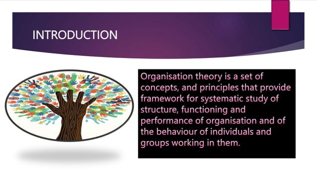 Types and theories of organisation..pptx | Business | Business and Finance