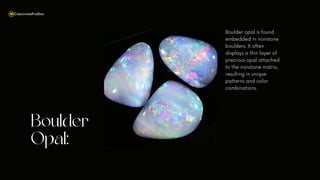 Various Types and Varieties of Opal Gemstone | PDF