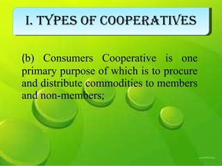 Types & Categories of Cooperatives | PPT