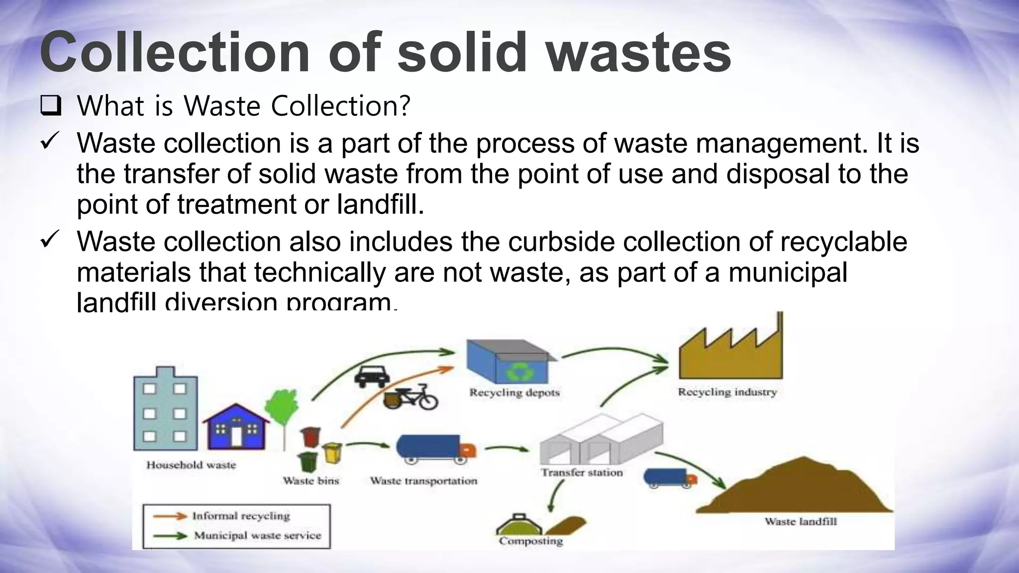 Types & collection of solid wastes | PPTX