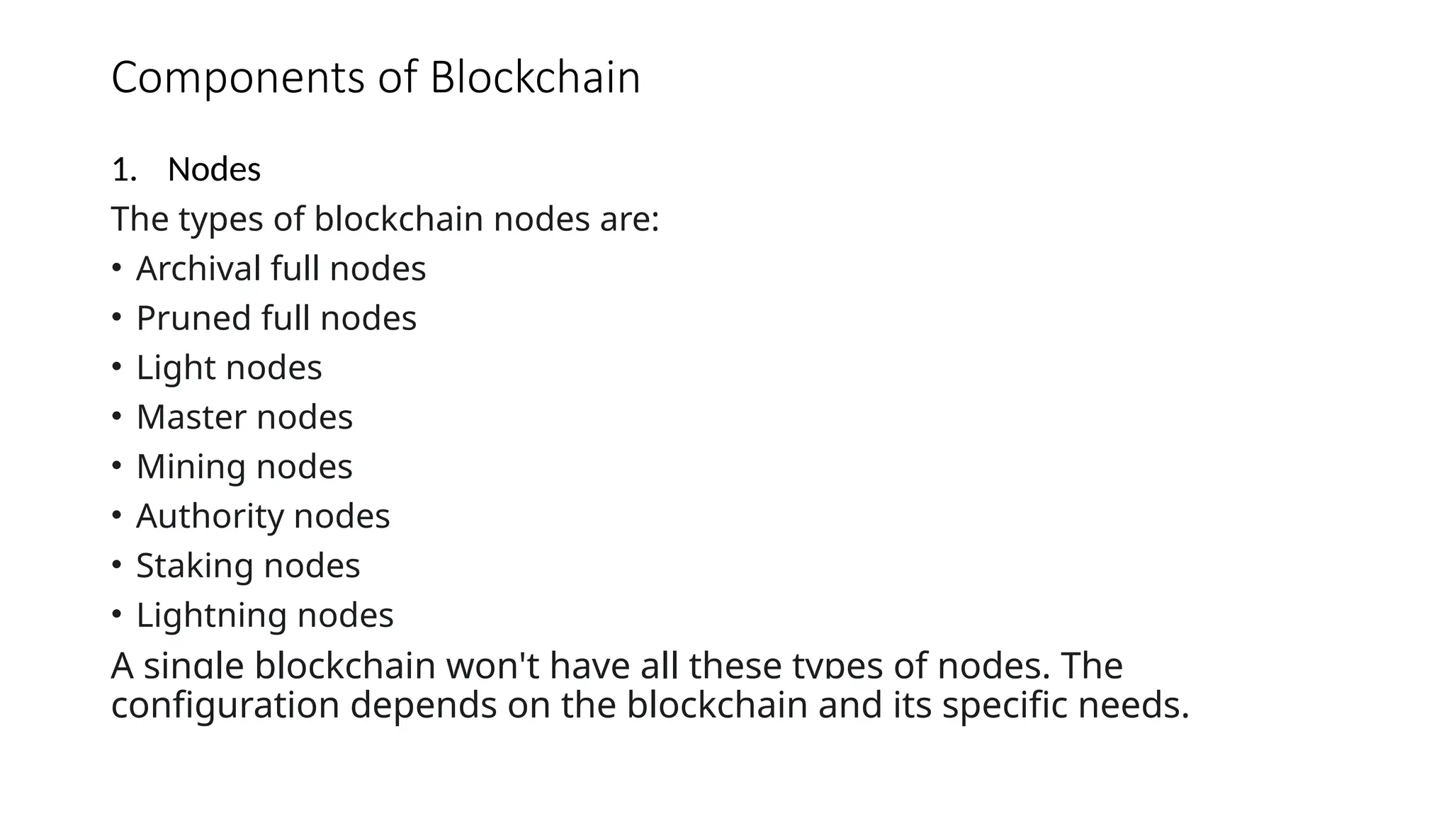 Types, Components Architecture of blockchain.pptx