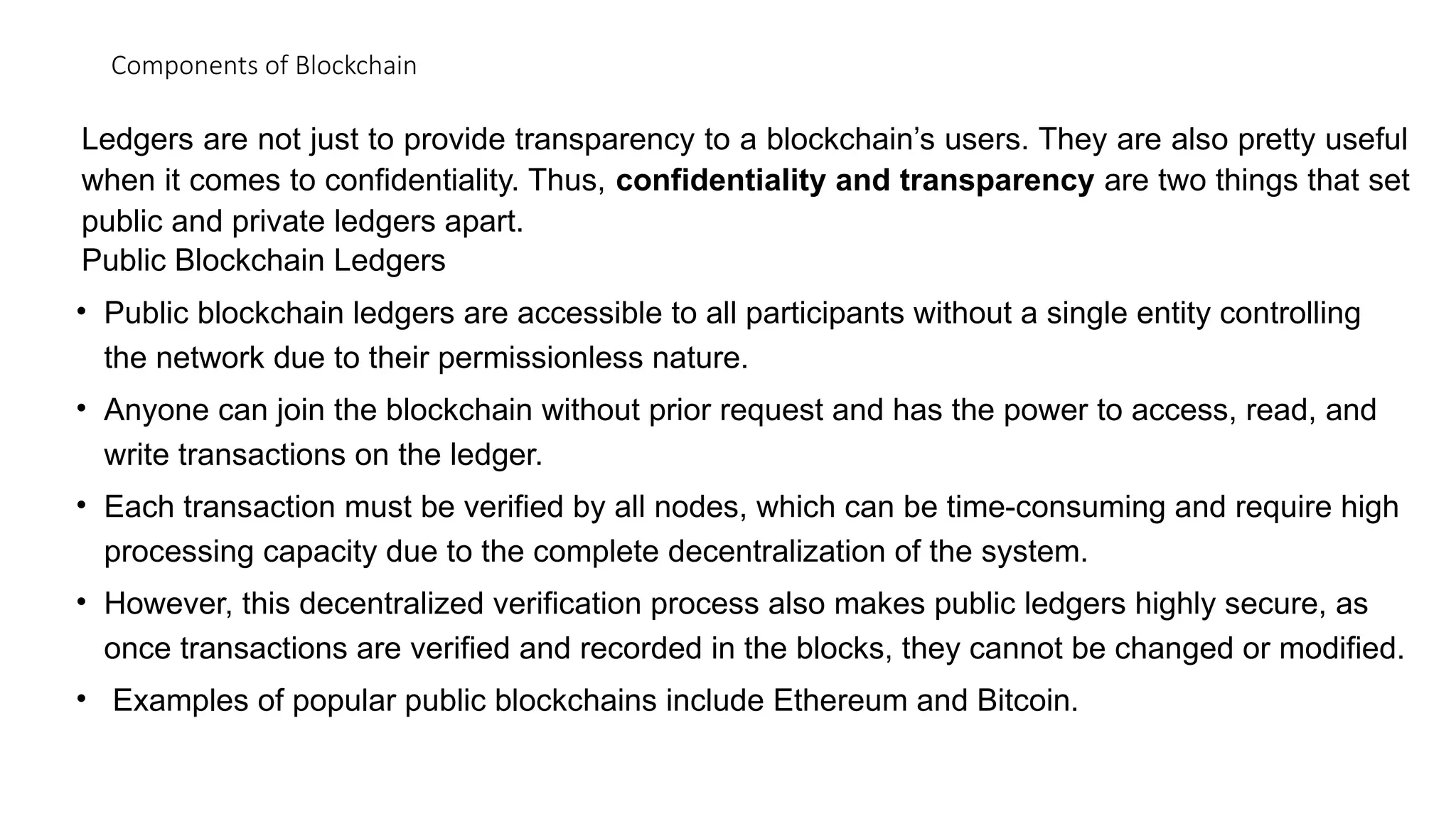 Types, Components Architecture of blockchain.pptx