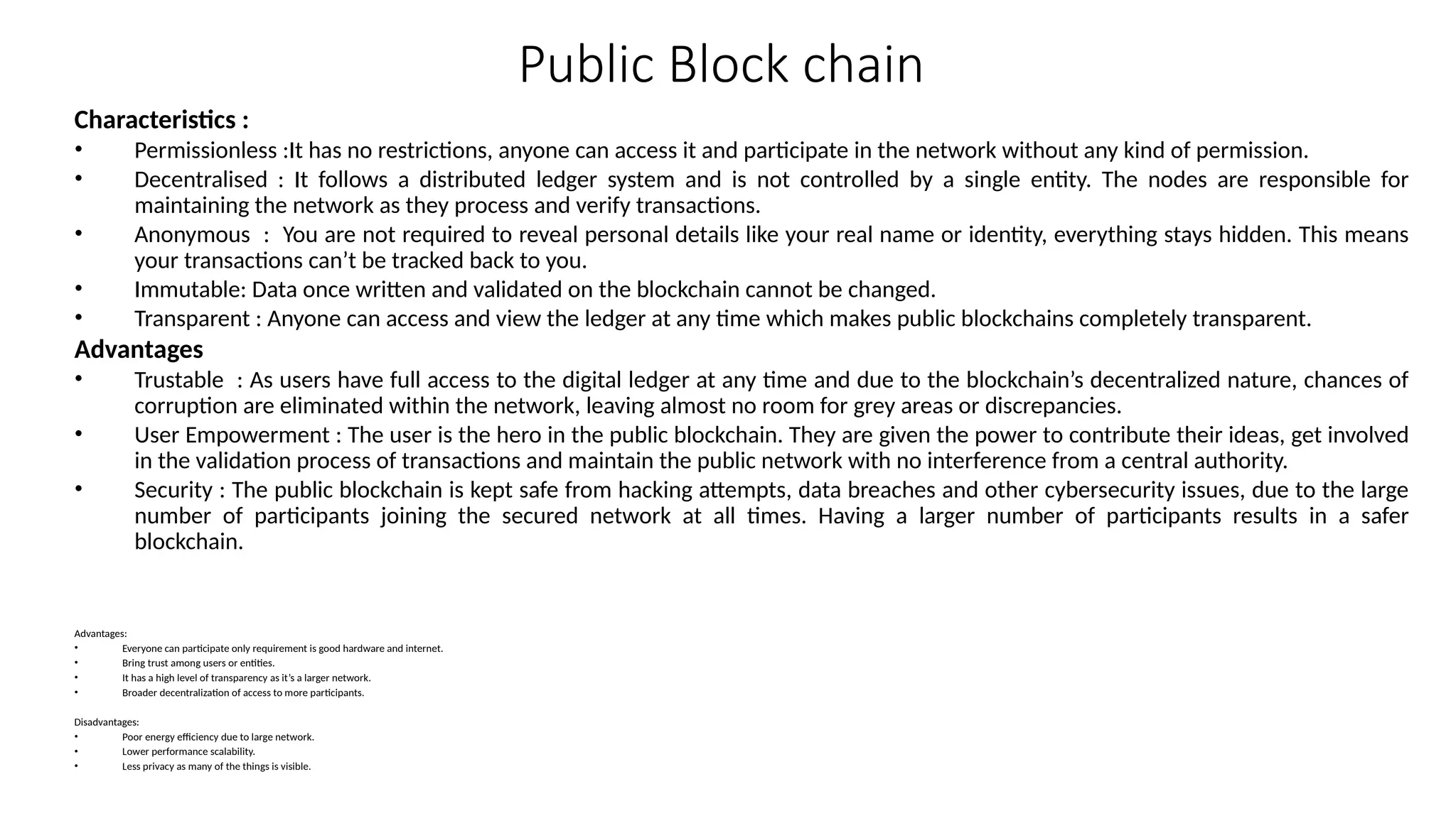 Types, Components Architecture of blockchain.pptx
