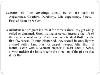 Types, composition, and cleaning of hard surfaces | PPT